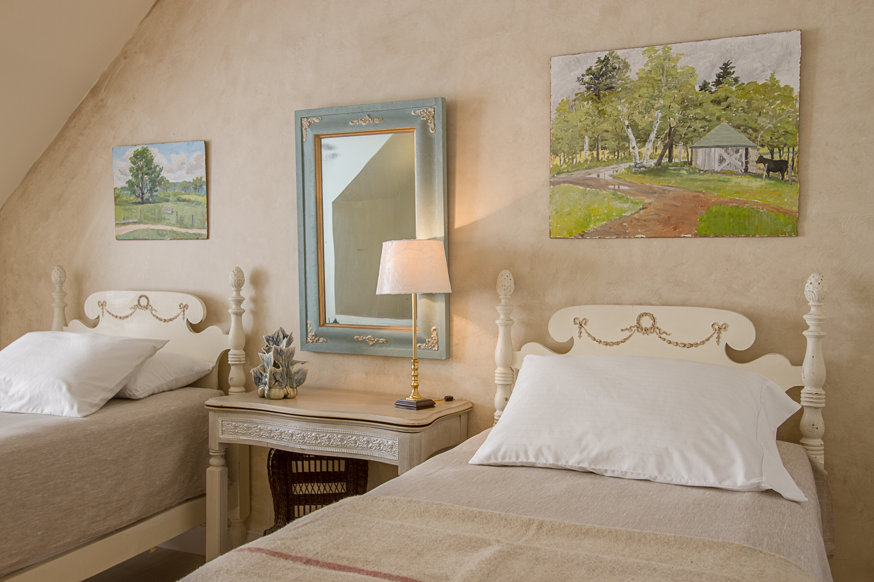 Relaxed French Style Guest Room
