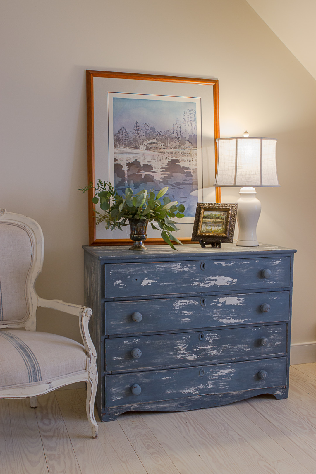 Relaxed French Style Guest Room